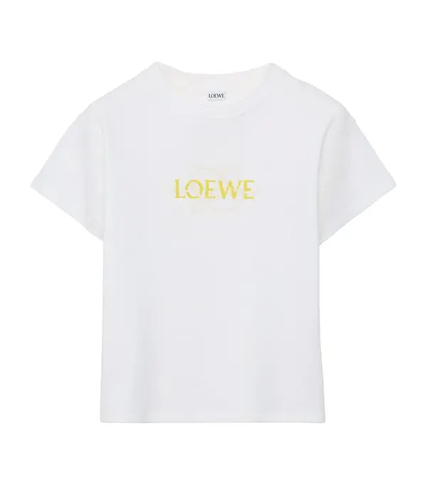 Loewe Embroidered Logo T-shirt - White