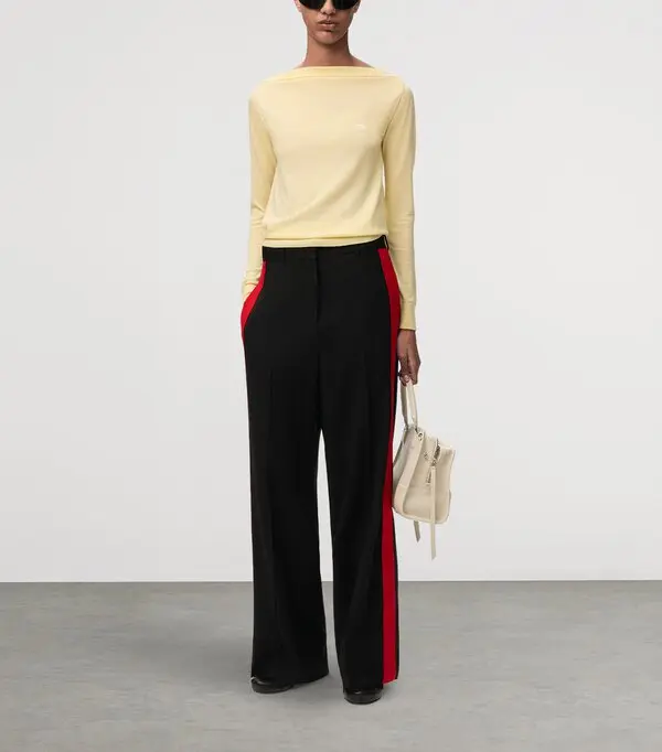 Loewe Stretch-wool Boat-neck Sweater
