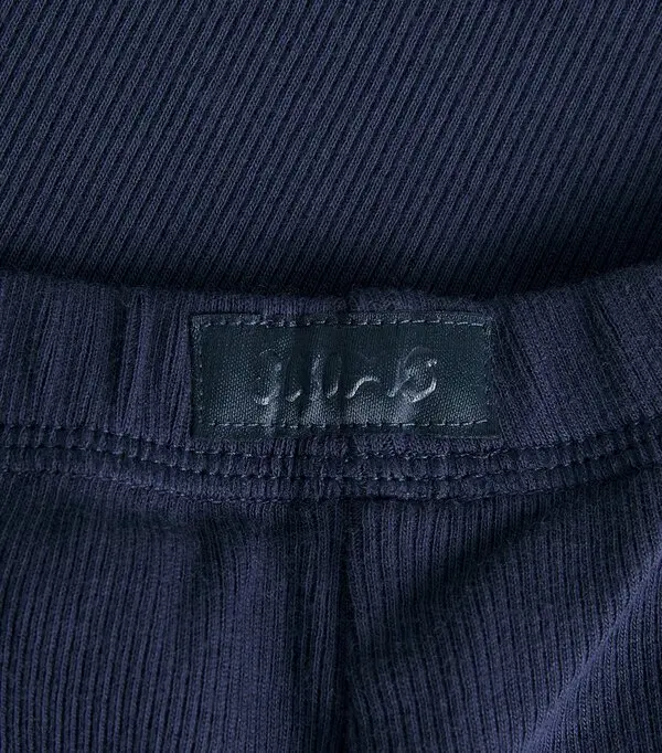 SKIMS Stretch-cotton Ribbed Shorts
