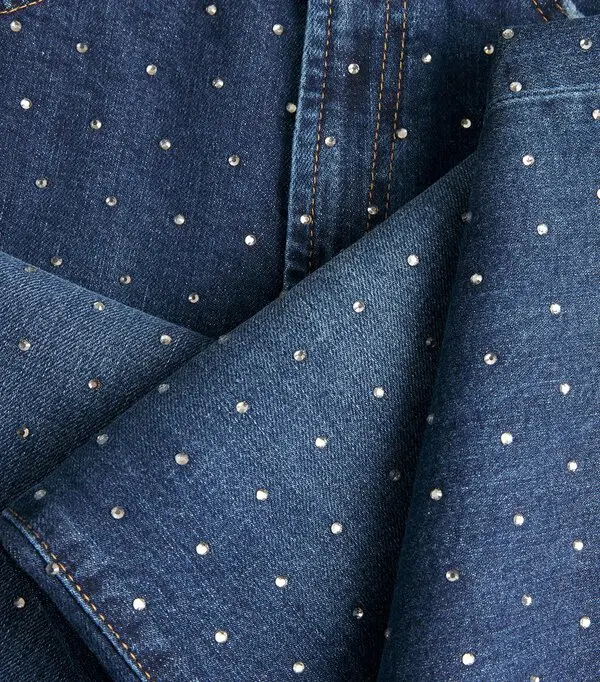 7 For All Mankind Lotta Wide-leg Jeans With Rhinestone Embellishments