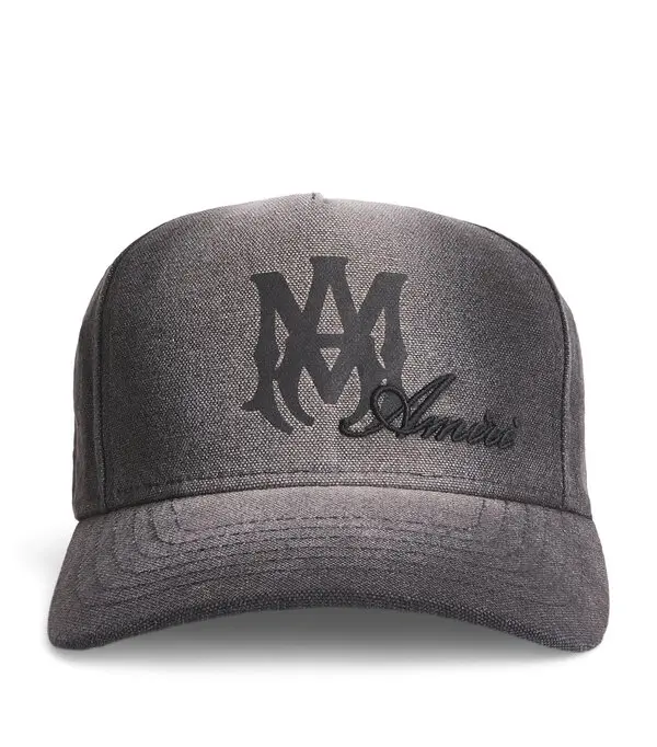 Amiri Logo Script Baseball Cap - Black