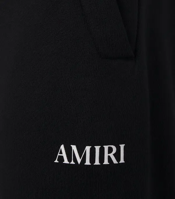 Amiri Cotton Relaxed Logo Sweatpants