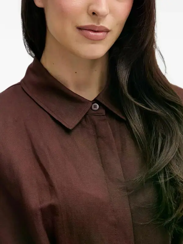 Joseph Ribkoff Belted Short-sleeve Midi Dress