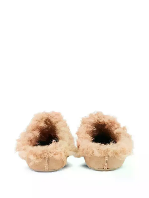 MAISON MARGIELA Faux-shearling Numeric-print Slippers