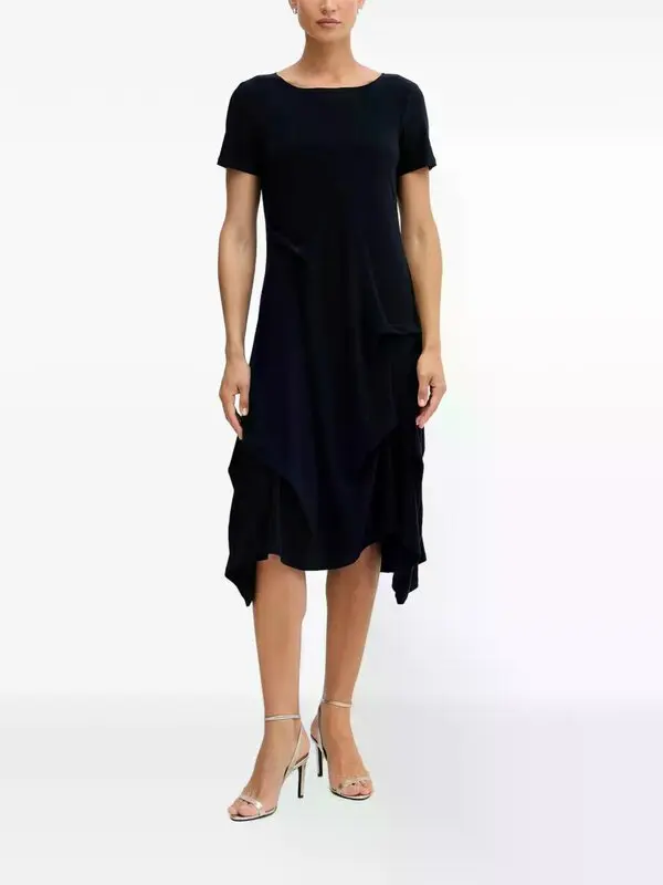 Joseph Ribkoff Asymmetric Hem Midi Dress