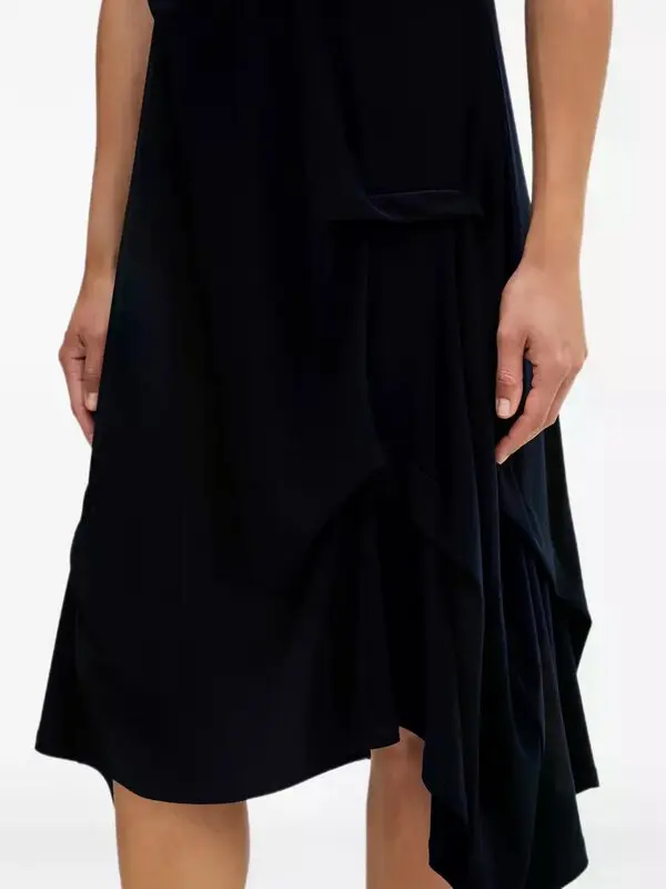 Joseph Ribkoff Asymmetric Hem Midi Dress