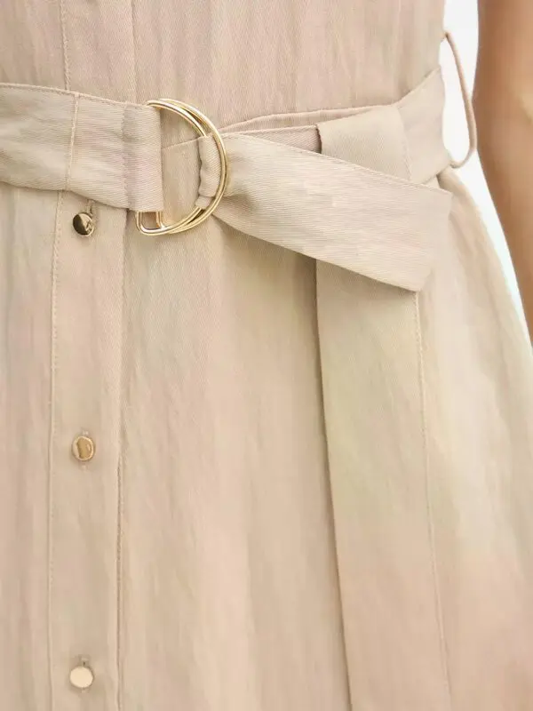 Joseph Ribkoff Belted Button-front Midi Dress