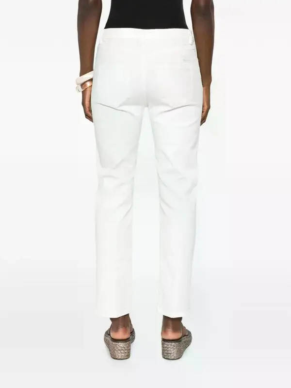 NINE:INTHE:MORNING Logo Patch Straight Leg Jeans