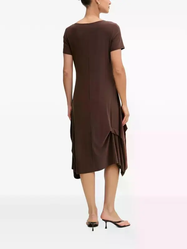 Joseph Ribkoff Asymmetrical Hem Midi Dress