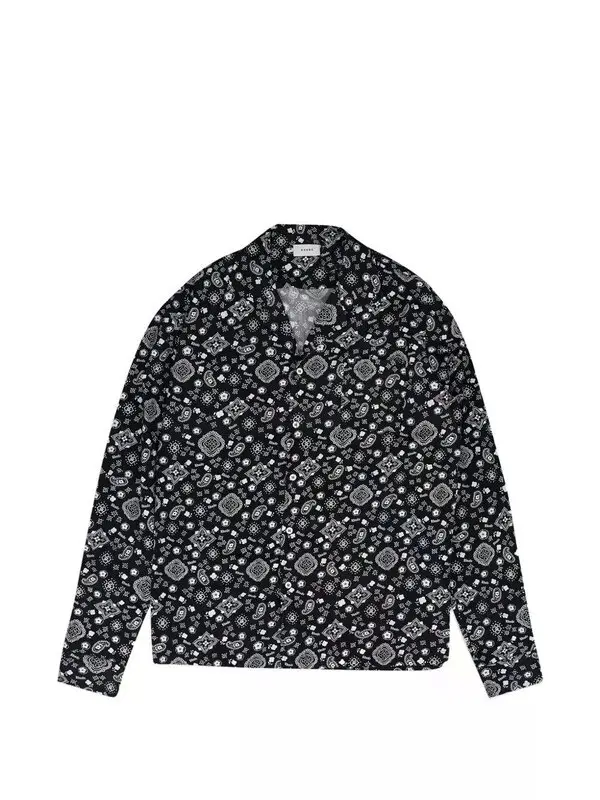 Rhude Bandana-print Elbow-patch Shirt