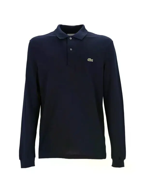Lacoste Logo-patch Long-sleeve Polo Shirt