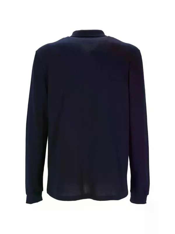 Lacoste Logo-patch Long-sleeve Polo Shirt