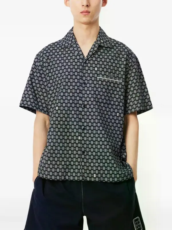 Lacoste Relaxed-fit Camp-collar Shirt