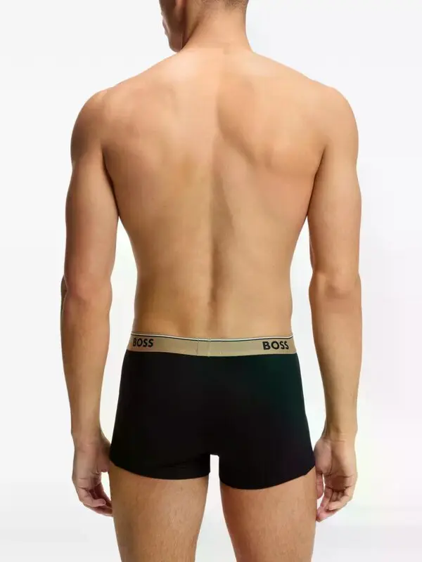 BOSS Logo-waistband Boxers - Black