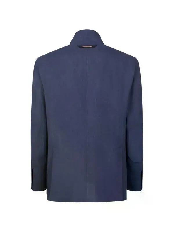 Sease Single-breasted Patch-pocket Blazer