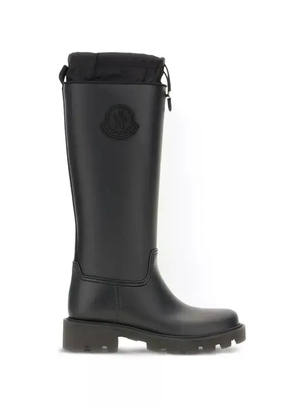 Moncler Kickstream High Rain Boots - Black