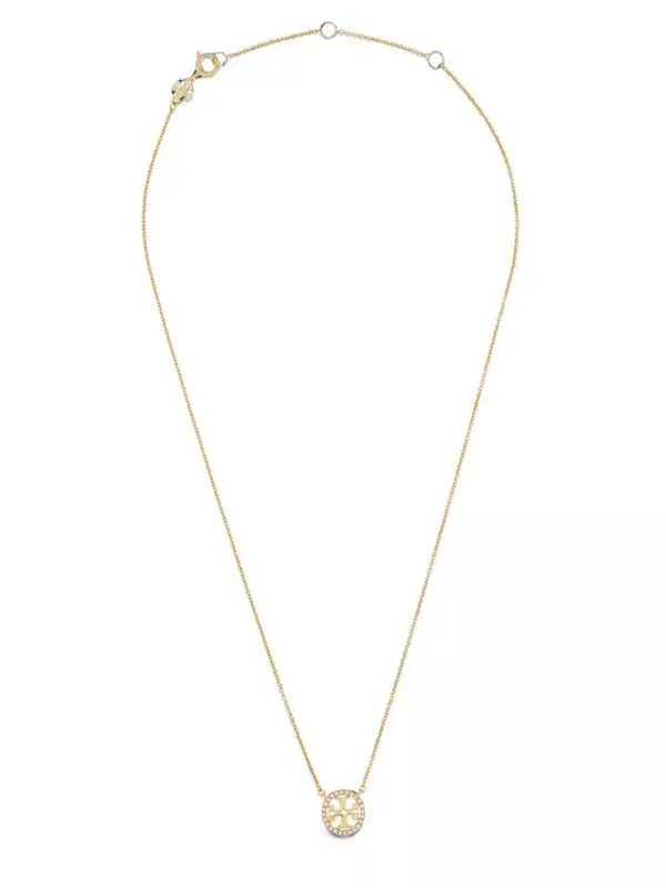 Tory Burch Miller Crystal-embellished Necklace - Gold