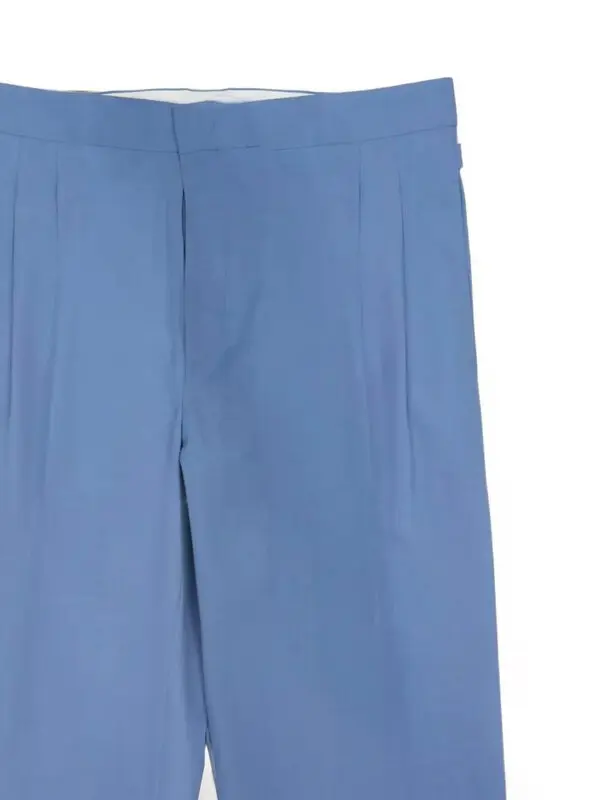 BE ABLE Mat Pleated Straight-leg Trousers
