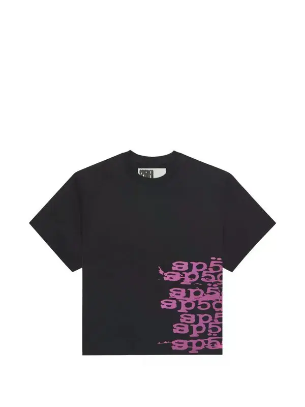 SP5DER Stacked Short-sleeve T-shirt - Black