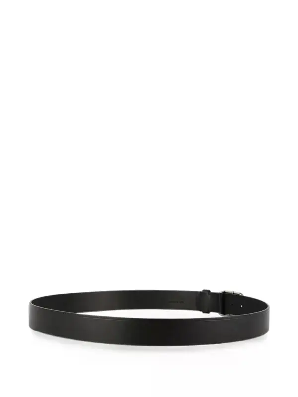 Balenciaga Bb Leather Belt - Black