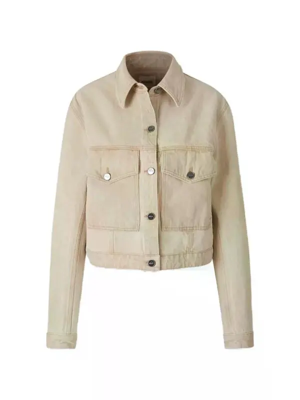 Khaite Cropped Denim Jacket