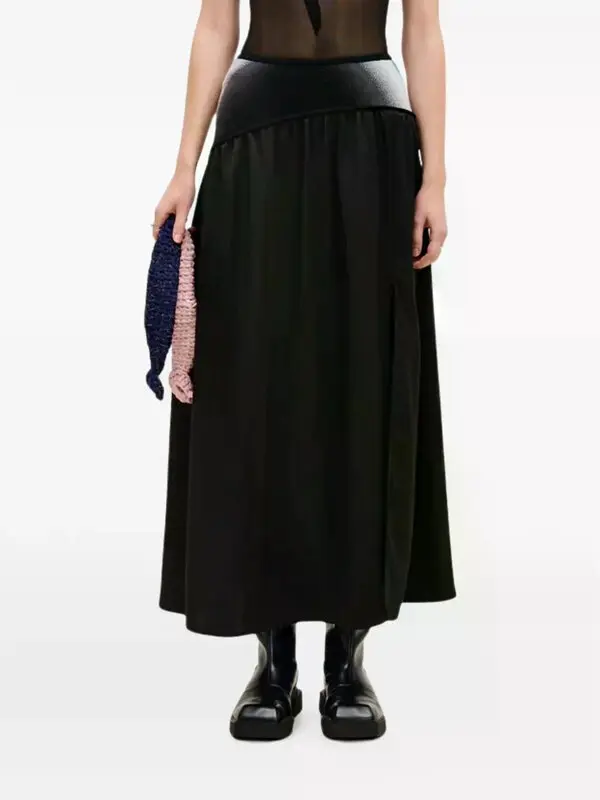 Ph5 Asymmetric Waistband Side-slit Skirt