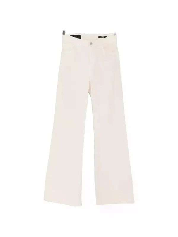 DONDUP Amber Flared-leg Trousers - Neutrals