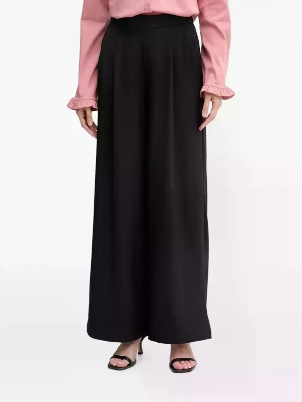 Joseph Ribkoff Pleated Wide-leg Trousers