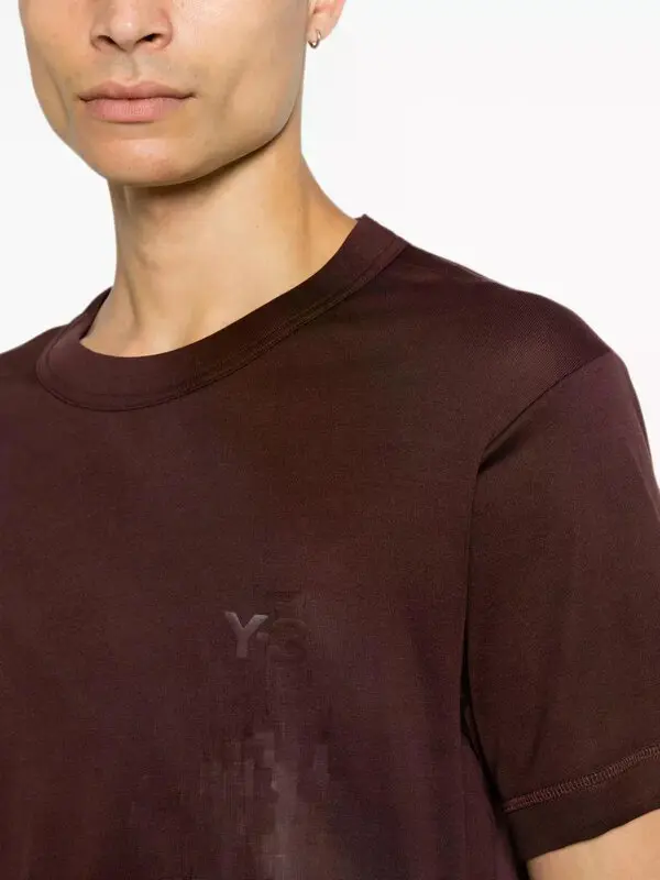 Y3 Logo-print Slim-fit T-shirt