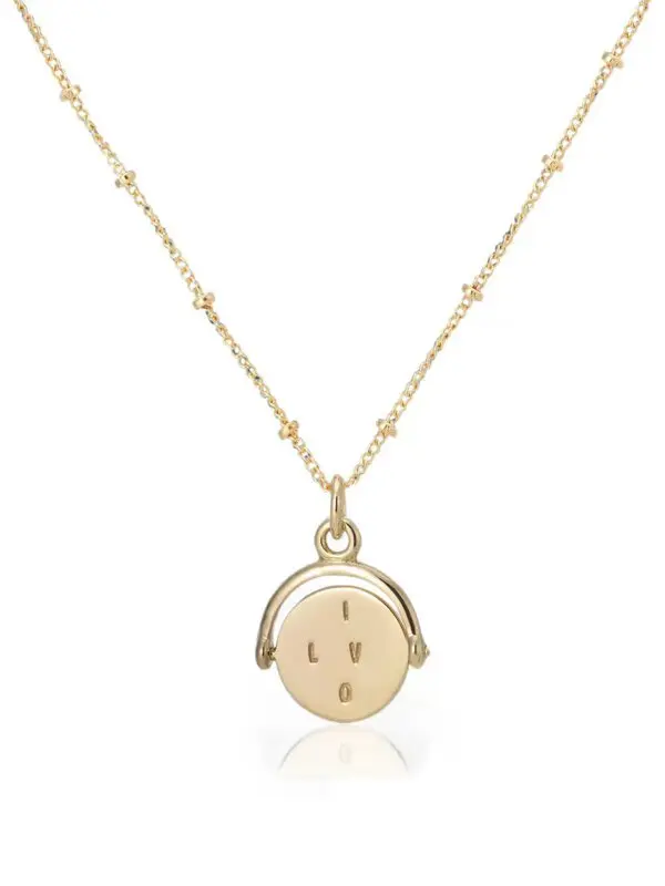 AUREE JEWELLERY Verona Spinning Pendant - Gold