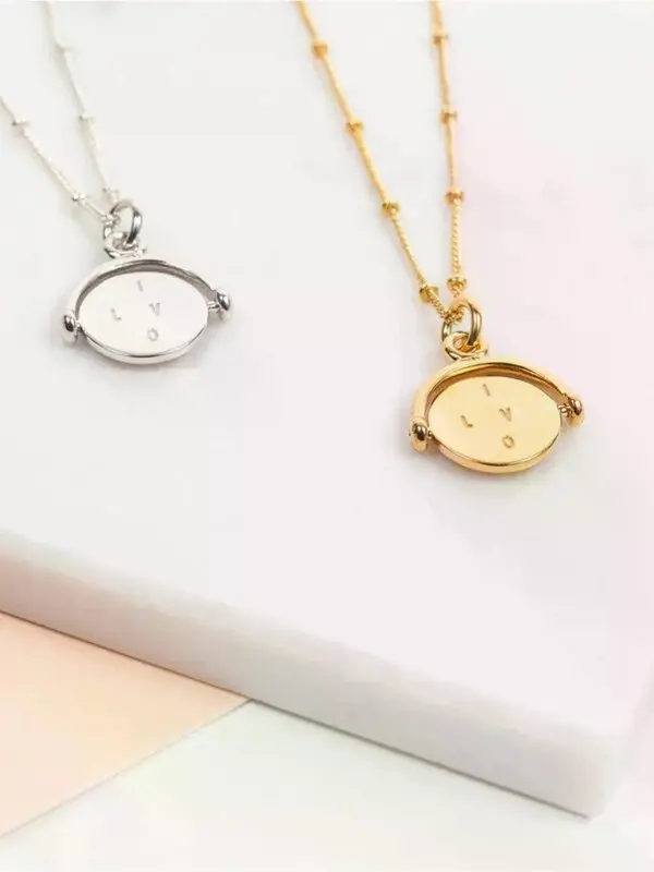 AUREE JEWELLERY Verona Spinning Pendant - Gold