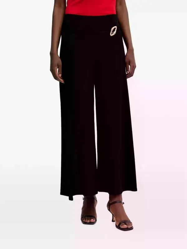 Joseph Ribkoff Cropped Trousers With Buckle Detail