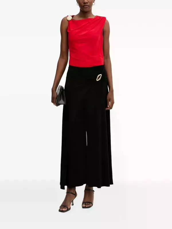 Joseph Ribkoff Cropped Trousers With Buckle Detail