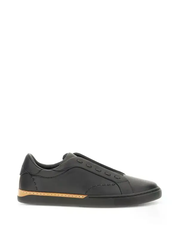 Fendi Leather Low-top Sneakers