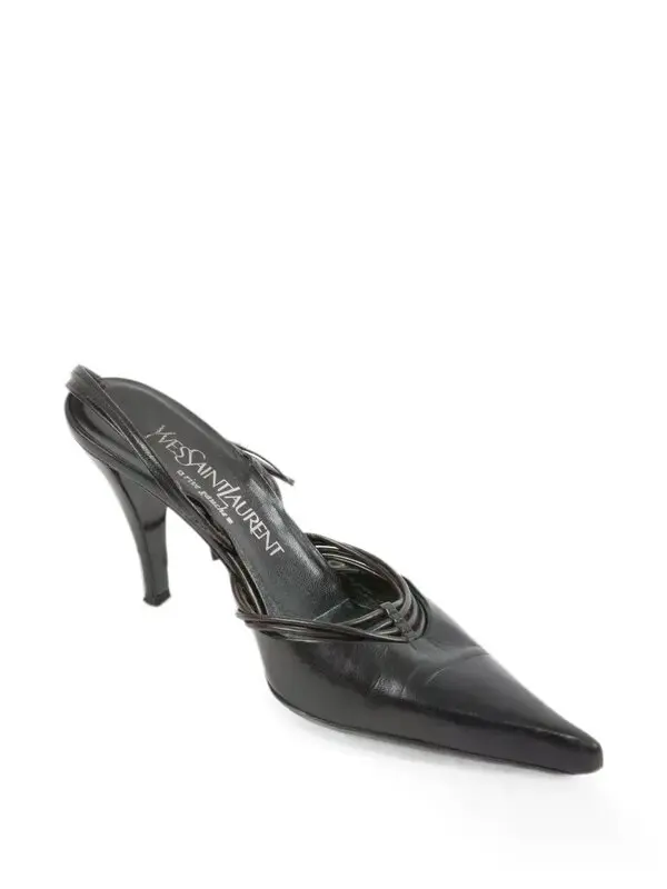 Saint Laurent 1990s Rive Gauche Tassel Pumps