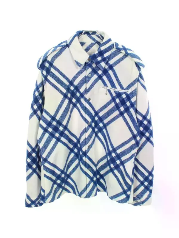Burberry 2010s Check-print Shirt Jacket