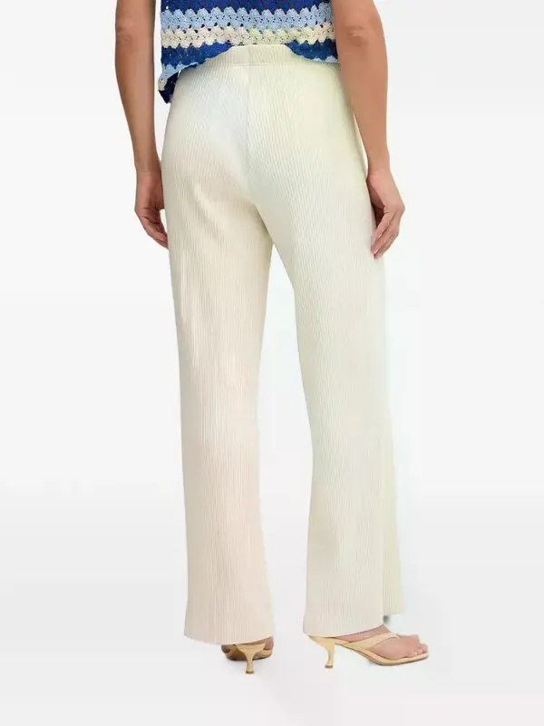 Joseph Ribkoff Ribbed Wide-leg Trousers