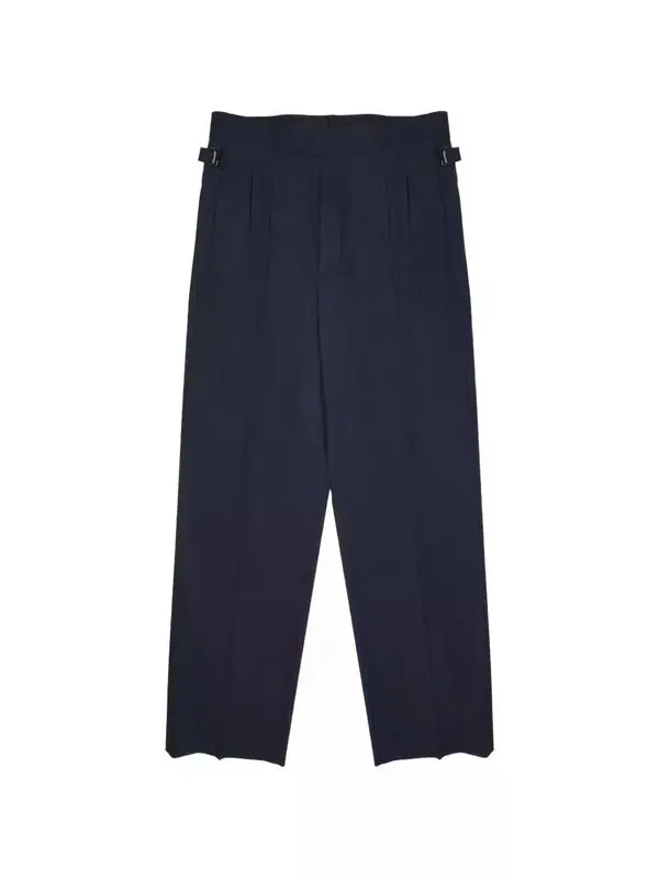 BE ABLE Mat Pleated Straight-leg Trousers