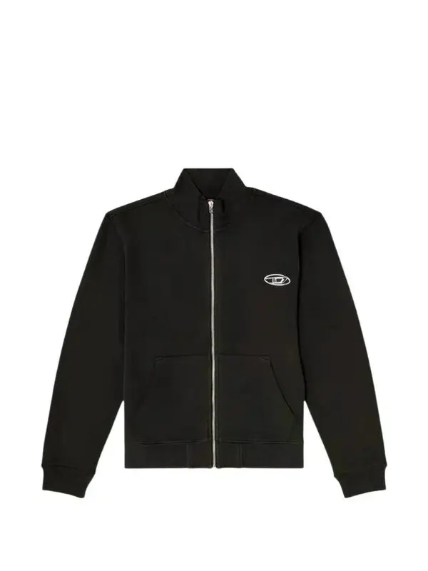DIESEL® Oval D Zip-up Sweater
