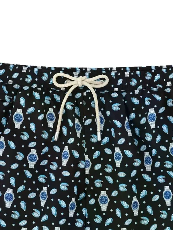 MC2 SAINT BARTH Graphic-print Drawstring Swim Shorts