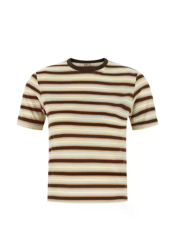 Auralee Gradient Striped T-shirt