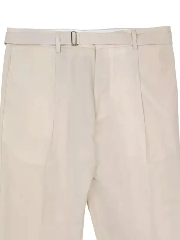 BE ABLE Andy Pleated-design Belted Trousers