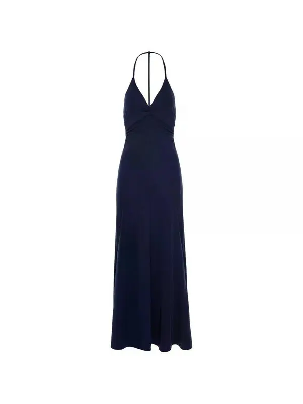 CUANNA Halterneck Ruched Dress