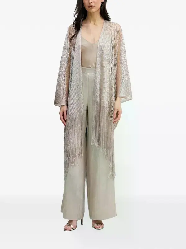 Joseph Ribkoff Metallic-effect Palazzo Pants