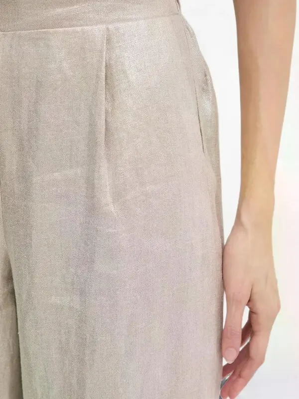 Joseph Ribkoff Metallic-effect Palazzo Pants