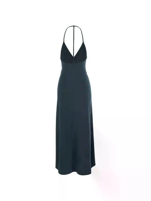 CUANNA Halterneck Gathered Dress