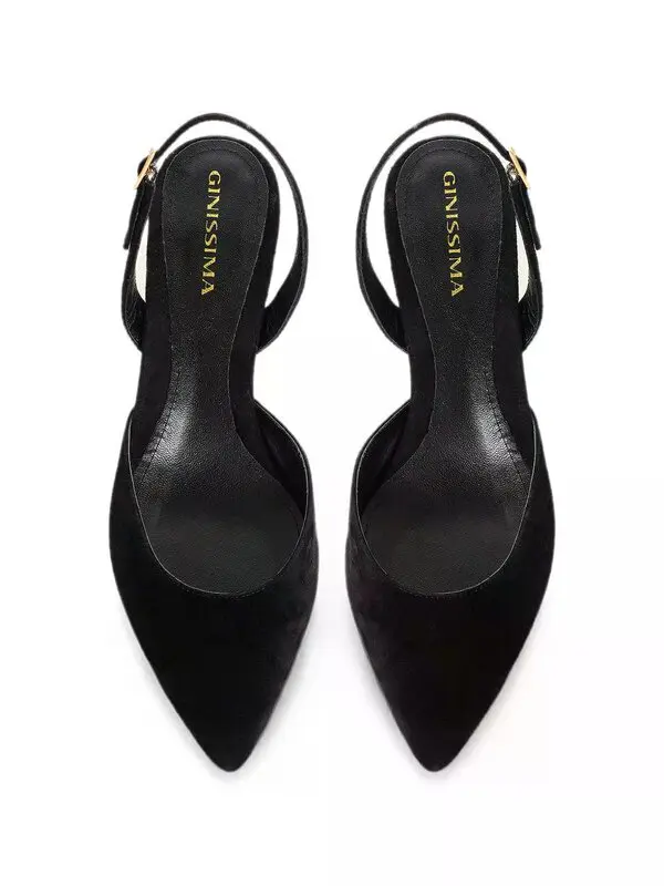 GINISSIMA Alice Pointed-toe Slingback Pumps