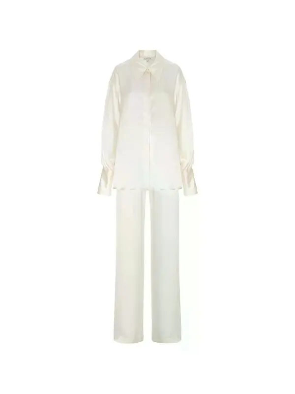 CUANNA Silk Pajamas - Neutrals