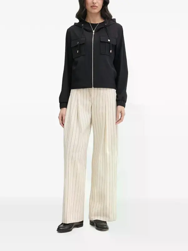 Joseph Ribkoff Hooded Flap-pocket Jacket