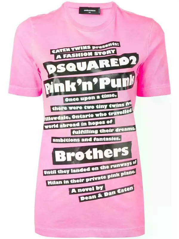 Dsquared2 Graphic-print Short-sleeve Cotton T-shirt